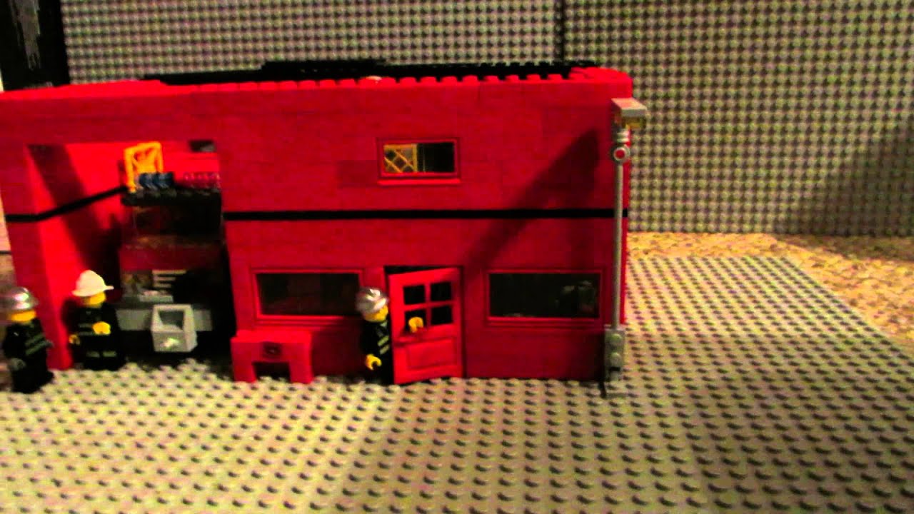 Lego Custom Fire Station - YouTube