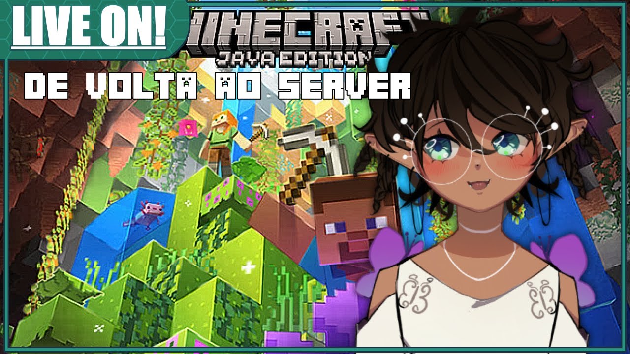 [Vtuber] Minecraft do dia? Voltando para o server? - YouTube