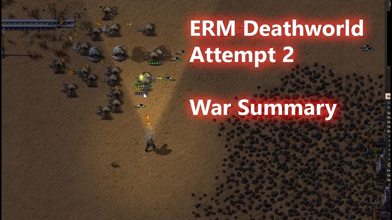 Factorio ERM Deathworld Attempt 2 - That was quick. - YouTube