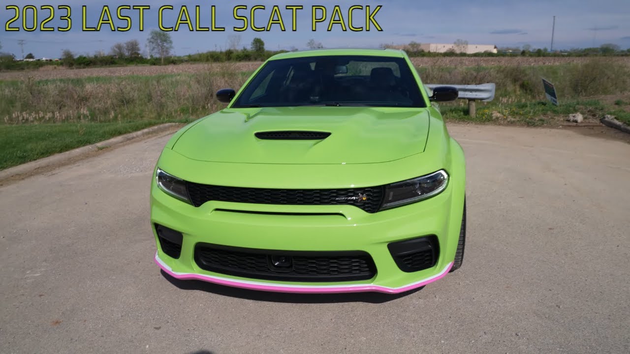 BRAND NEW 2023 LAST CALL WIDEBODY SCAT PACK CHARGER - YouTube