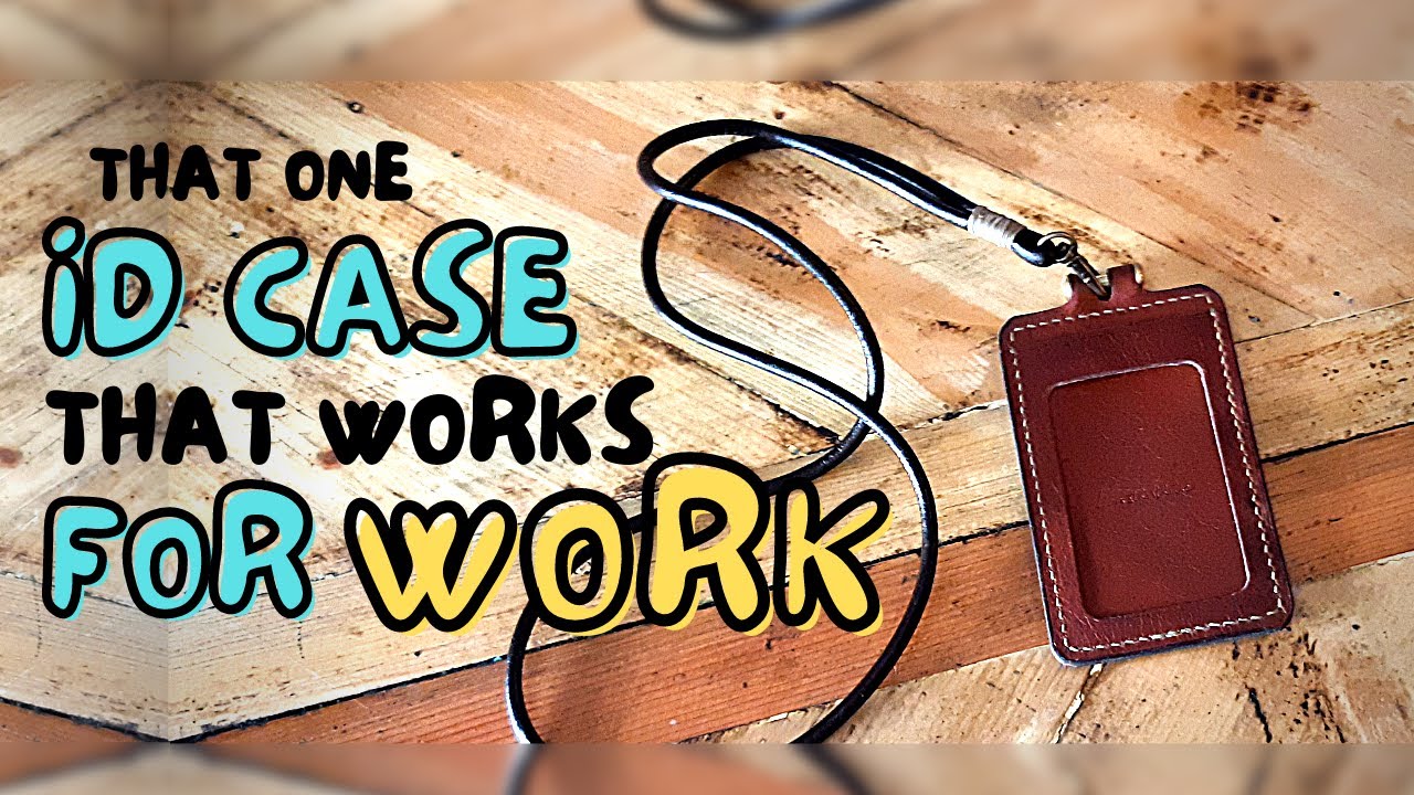 Cool ID Case for your Cool Job / Leathercraft DIY / PDF Pattern / 1080P ...