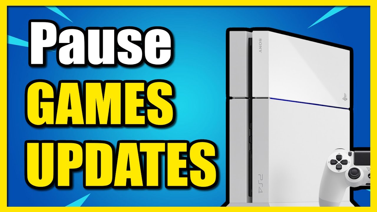 How to Pause Downloads & Updates on PS4 Console (Easy Tutorial) - YouTube