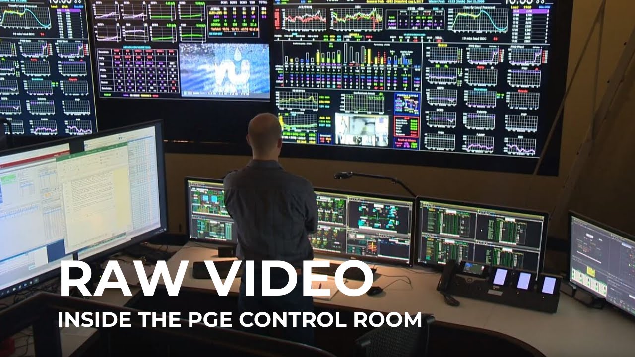 RAW VIDEO: Inside the PGE control room - YouTube