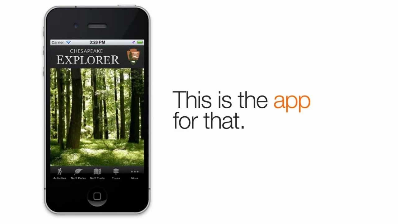 National Park Service's Chesapeake Explorer Mobile App - YouTube