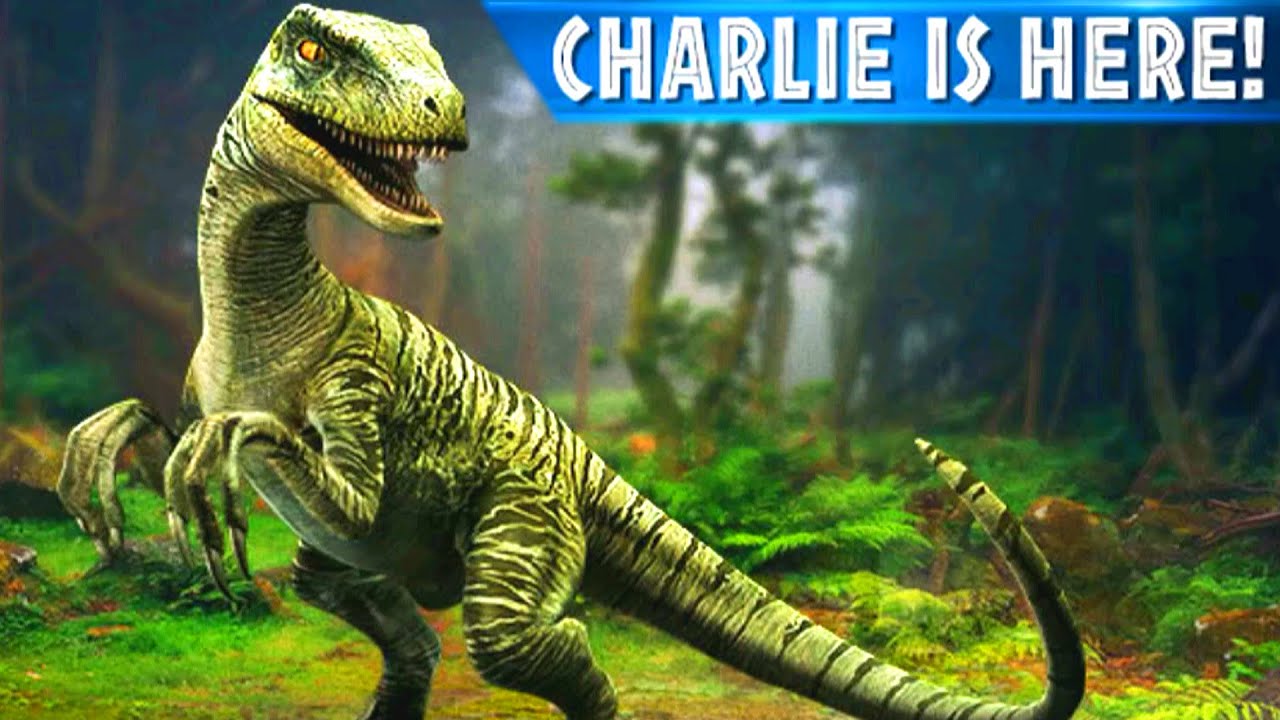 CHARLIE IS HERE! CHARLIE COMING SOON | JURASSIC WORLD THE GAME - YouTube