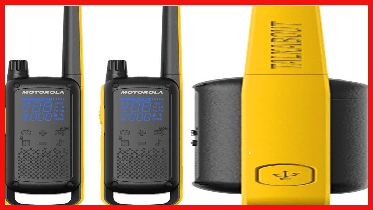 Great product - Motorola Solutions T475 Extreme Two-Way Radio Black W ...