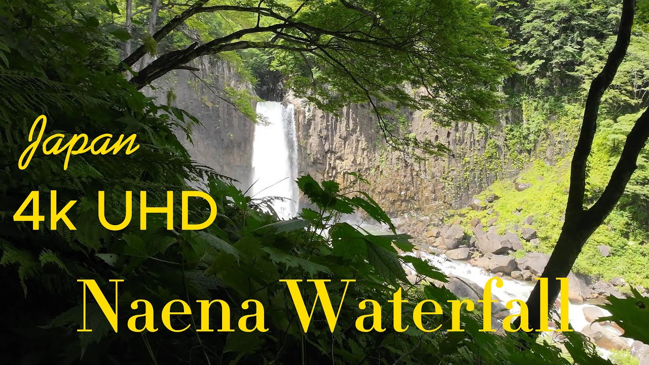 Naena Waterfall/(苗名の滝)/beautiful waterfall/The waterfall is stunning during the autumn season ...