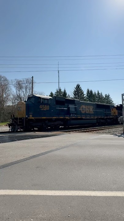 CSX I135 Intermodal Double Stack Train from Lodi, Ohio 4/18/2025 #csx #train #railroad #shorts # ...