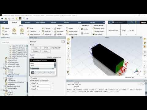 Battery Thermal Modelling || Parametric Study || Meshing and Setup || Part 2 - YouTube