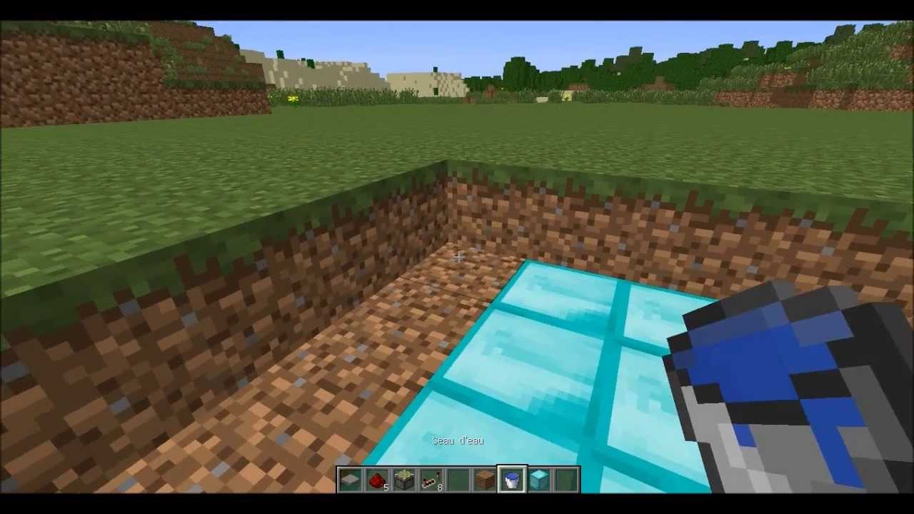 Comment faire un pont levis dans minecraft - YouTube