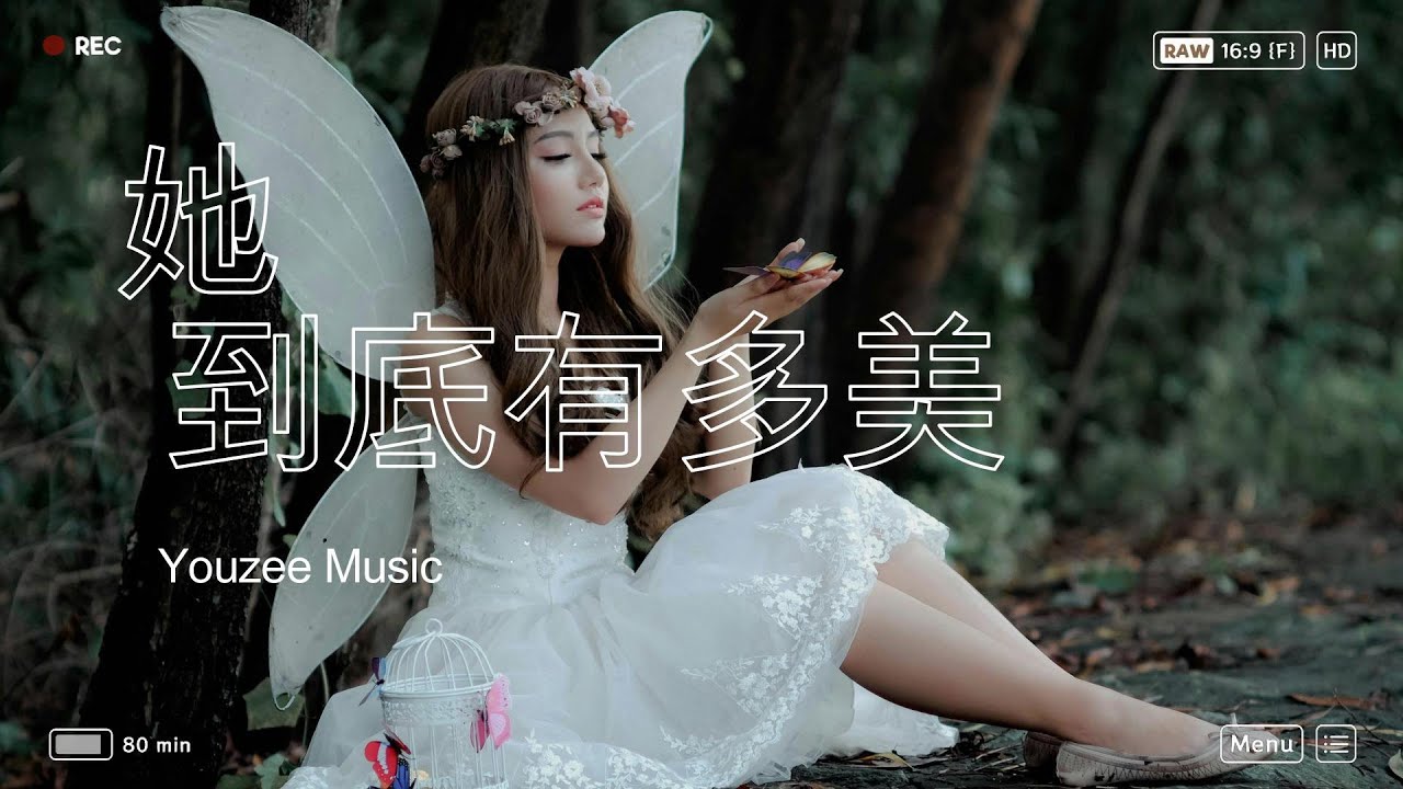 她 她到底有多美 - Youzee Music 【抖音熱門歌曲】【動態歌詞MV】【純音樂】 - YouTube