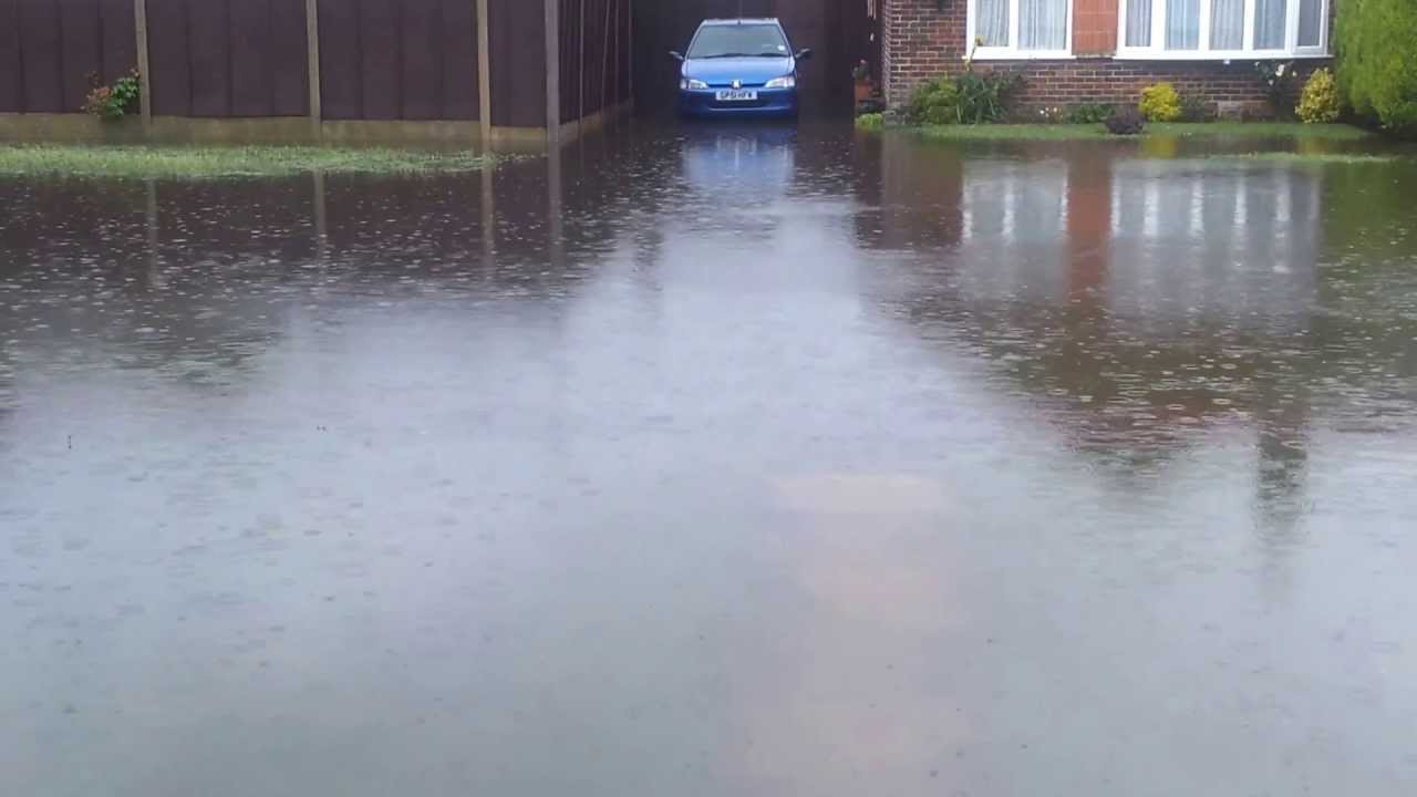 Floods in Middleton -on- Sea.. Bognor Regis 11.06.12 - YouTube