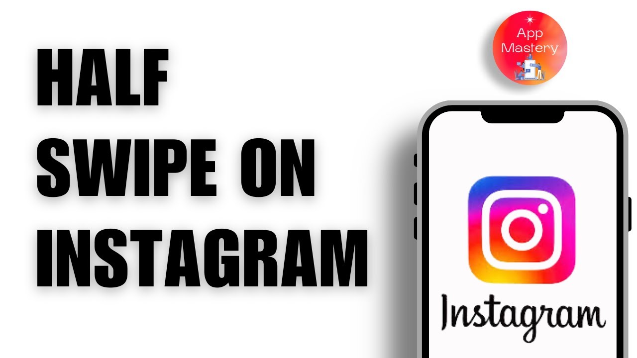 How to Half Swipe on Instagram - YouTube