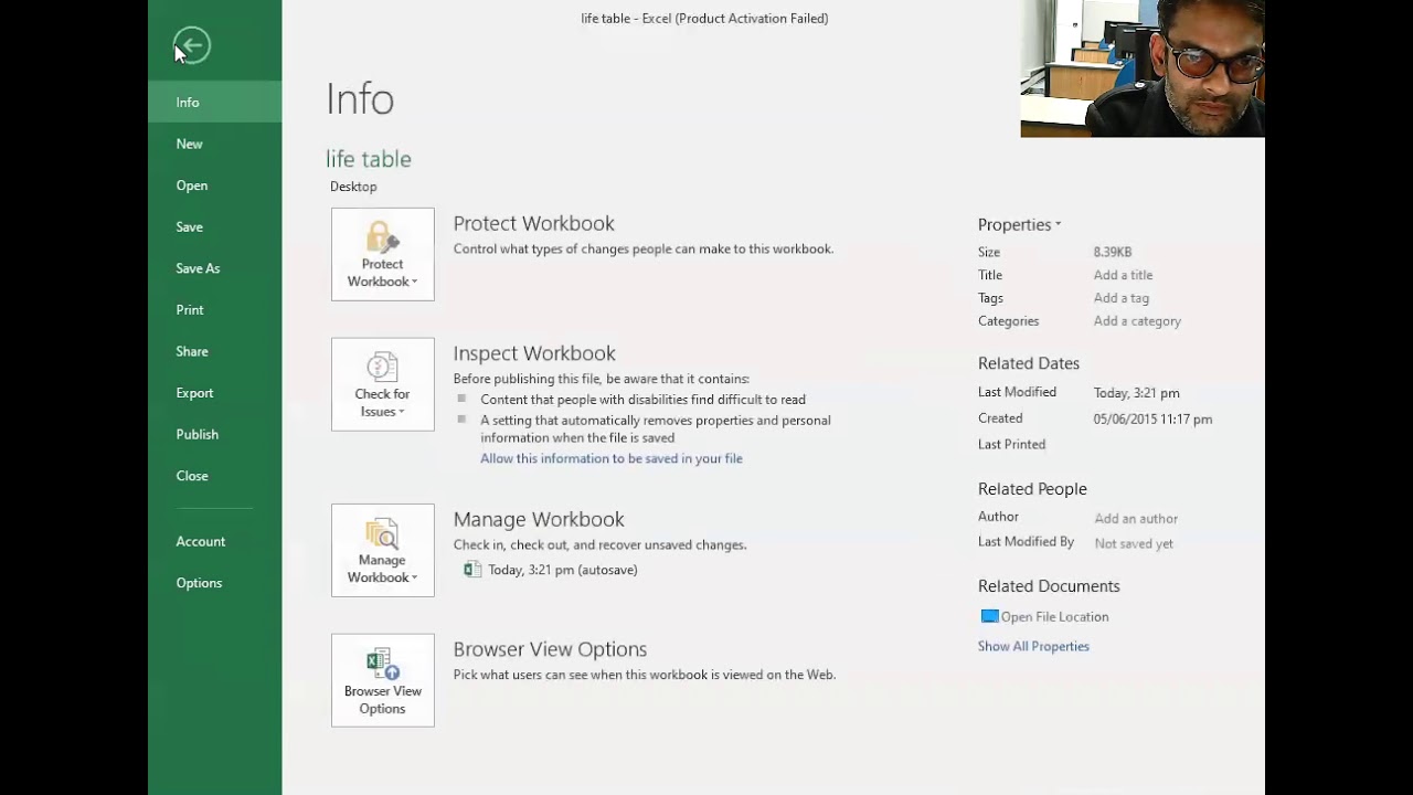 Life Table or Mortality Table: Construction of Life Table using Excel ...