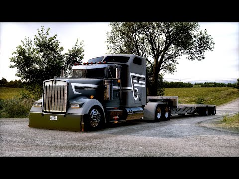 ATS CT Modding's Flat Glass KW 900 Mason City to Columbus 4K POV ...