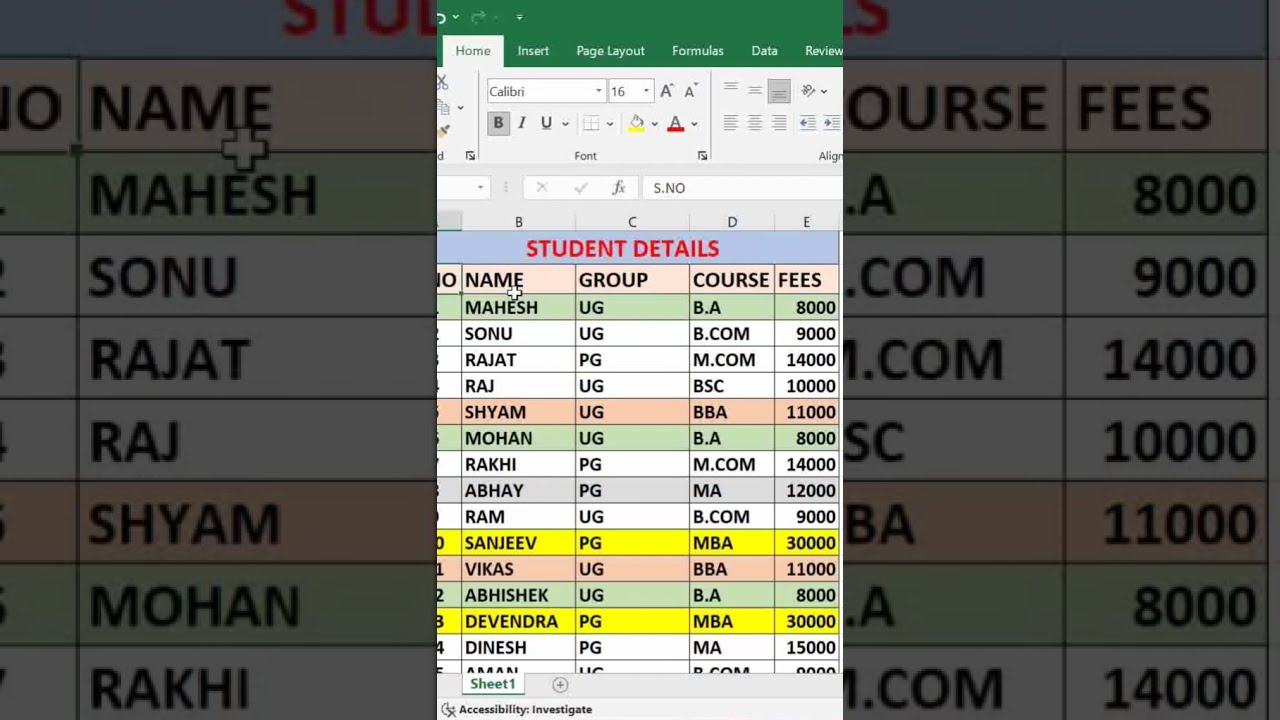 Color Filter In Excel excel officeword YouTube Color Filter In Excel excel officeword YouTube