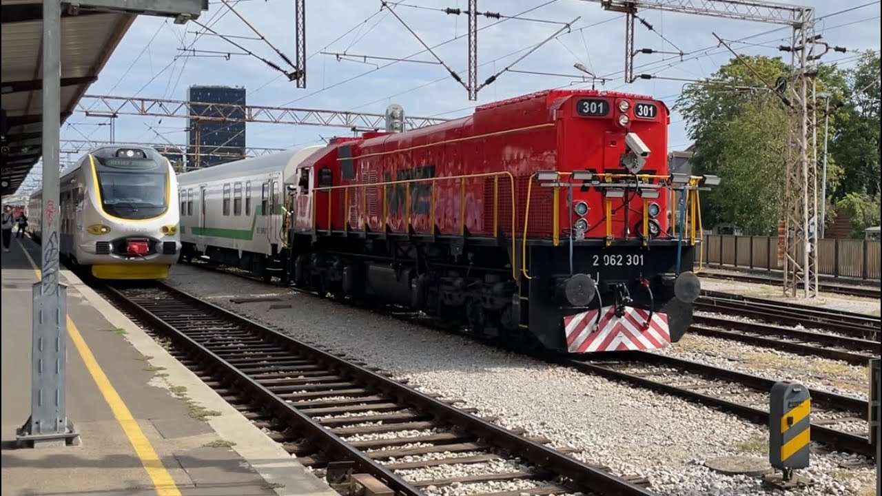 NRE (RCCC) 2062 301, EMD G26CW, s kemijskim vlakom odlazi s Zagrebačkog ...