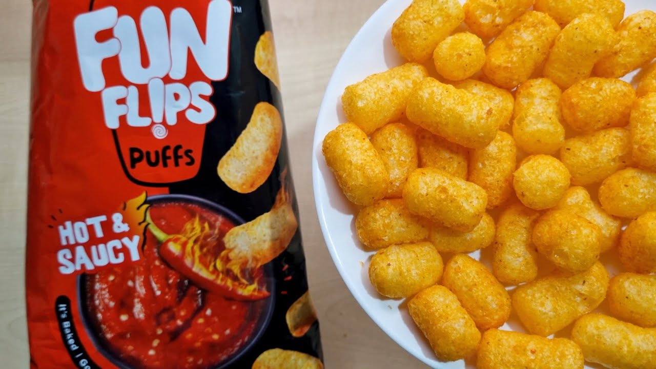 Fun Flips Hot🥵 & Saucy🌶️ Puffs | Ingredients, Taste, Price, Ad ...