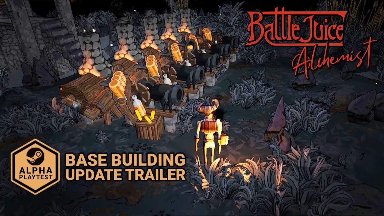 Updated Playtest Trailer with Base Building - BattleJuice Alchemist ...