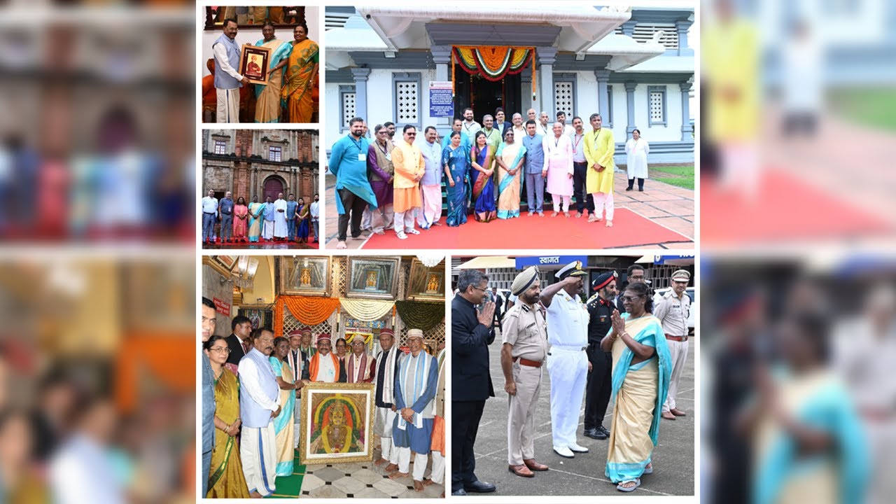 PRESIDENT OF INDIA DROUPADI MURMU VISITS RELIGIOUS PLACES BEFORE ...