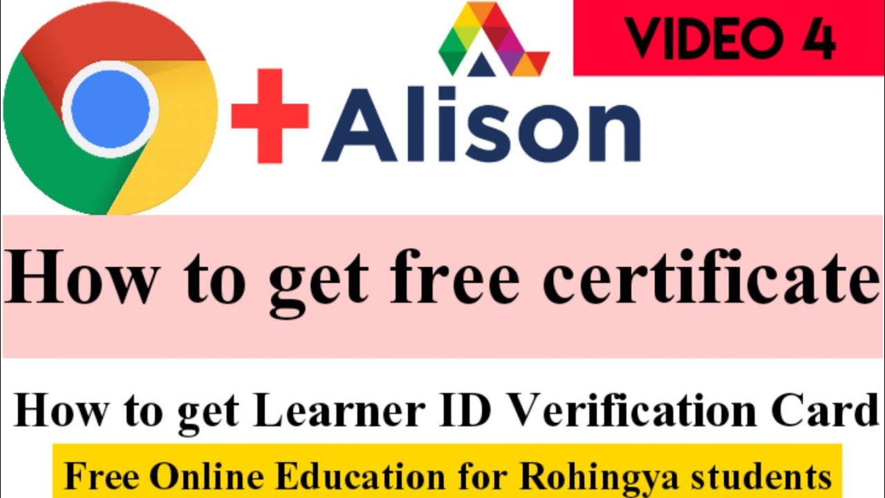 Student ID Verification Card and Certificate of completion on Alison ...