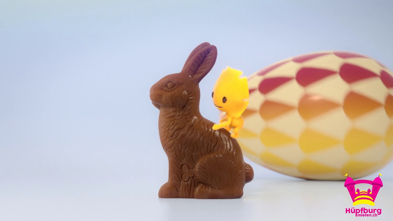 oster hasen video lustig ostervideo / cute cartoon easter greeting ...