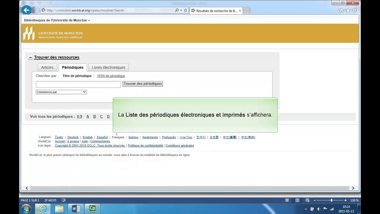 Comment trouver un article à l'aide d'une référence bibliographique ...