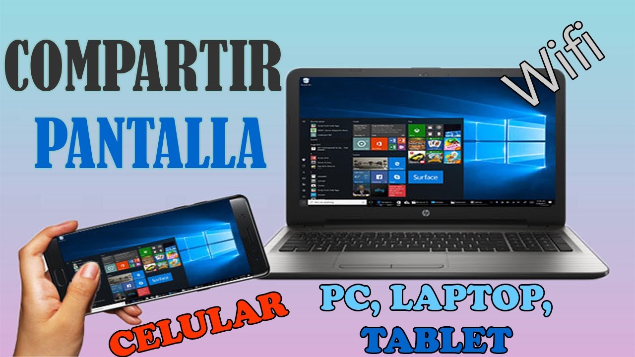 Ver la Pantalla del Celular en la PC, Tablet o Smart TV Sin Cable ...