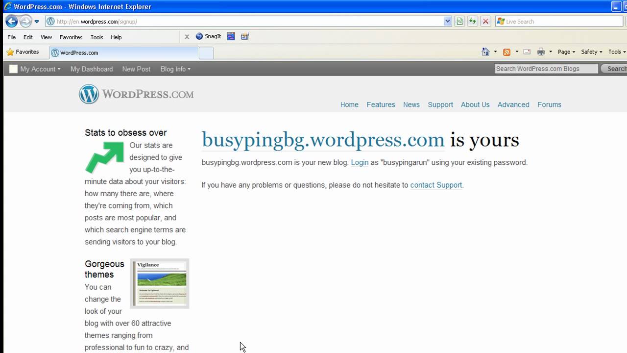 How to create a blog in WordPress - YouTube