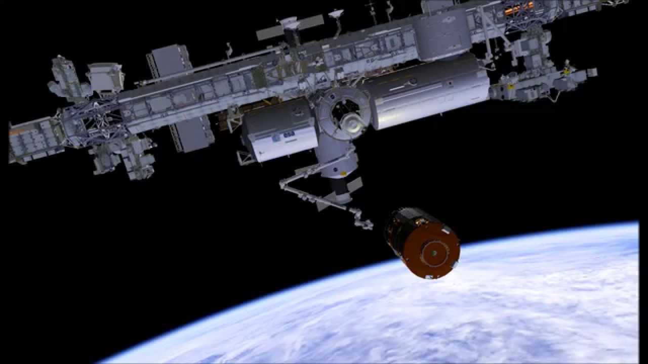 MBDyn Simulation of HTV Capture - YouTube