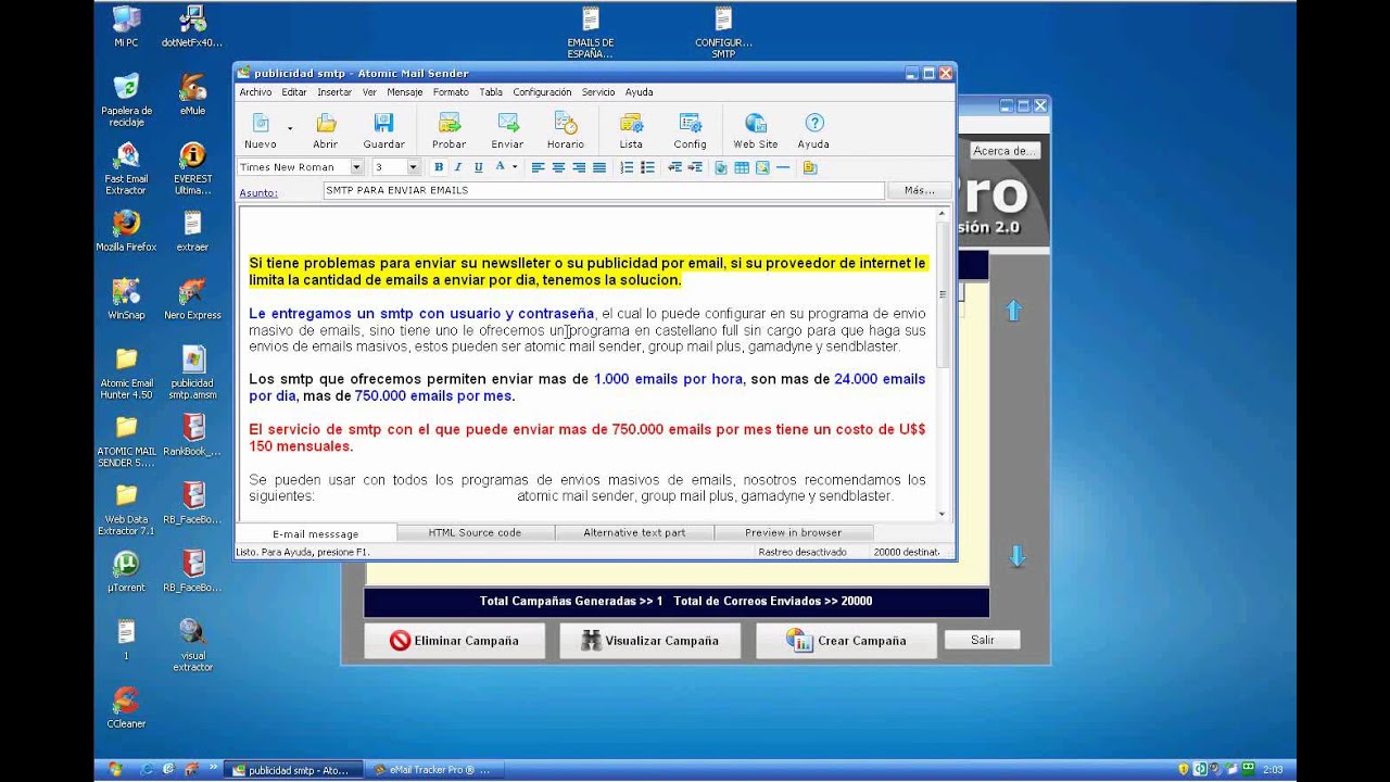 manual - tutorial - instrucciones para utilizar el atomic mail sender ...