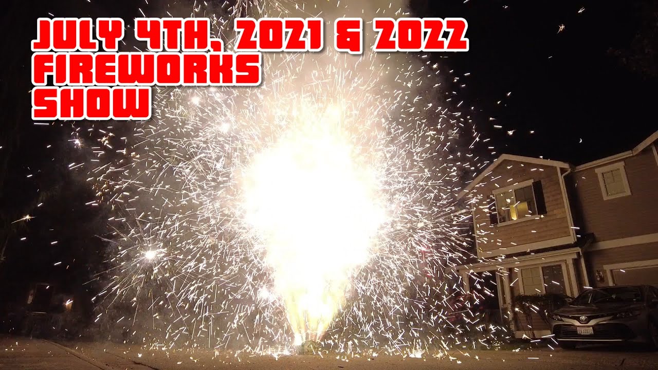 July 4 2021 and 2022 Neighborhood Fireworks Show! - YouTube