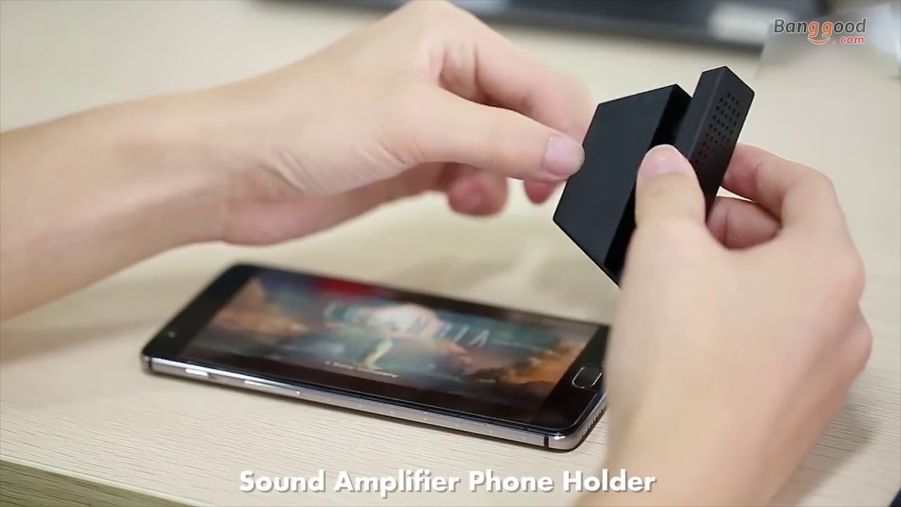 2 in 1 Adjustable Sound Amplifier for smartphones - YouTube