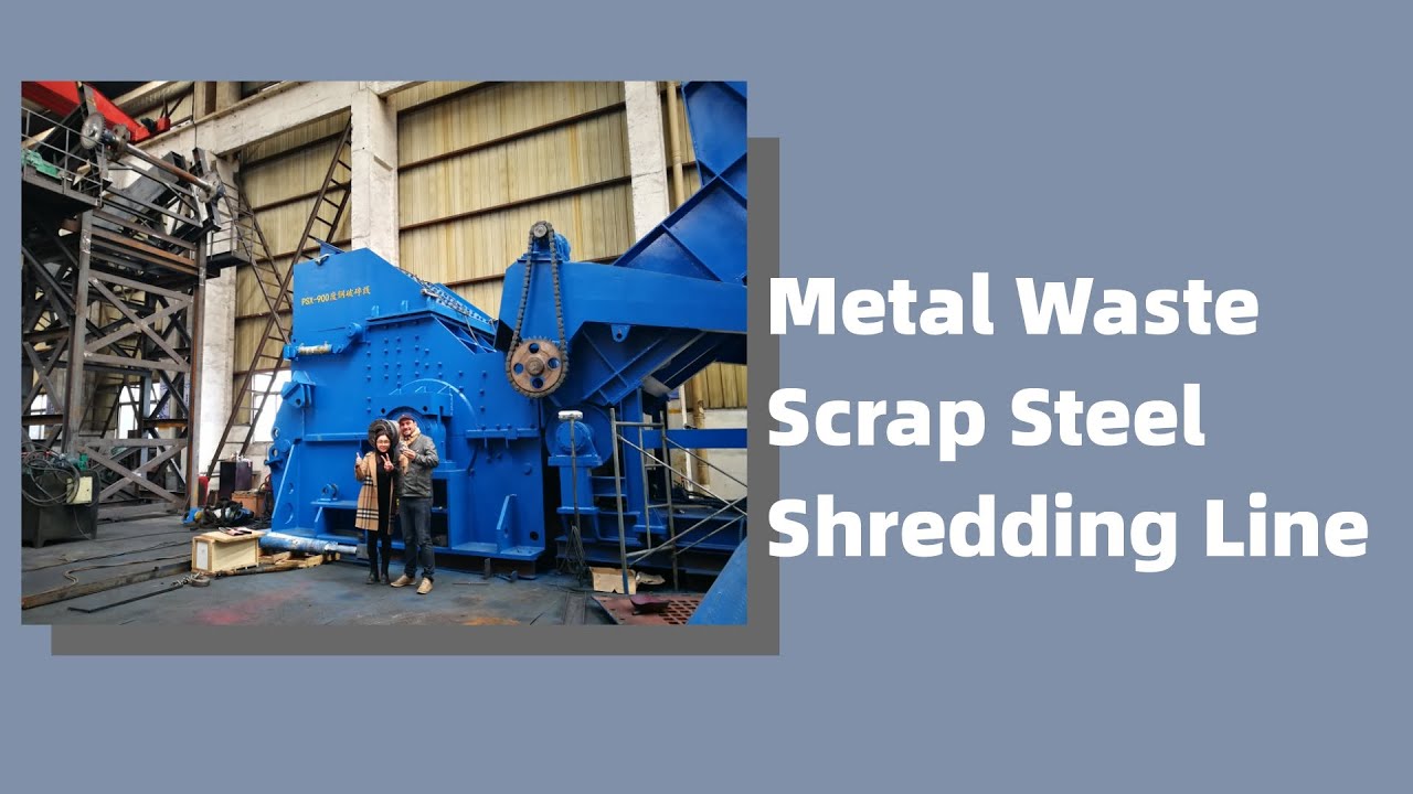 Metal Waste Scrap Steel Shredding Line Scrap Recycling Shearing Line ...