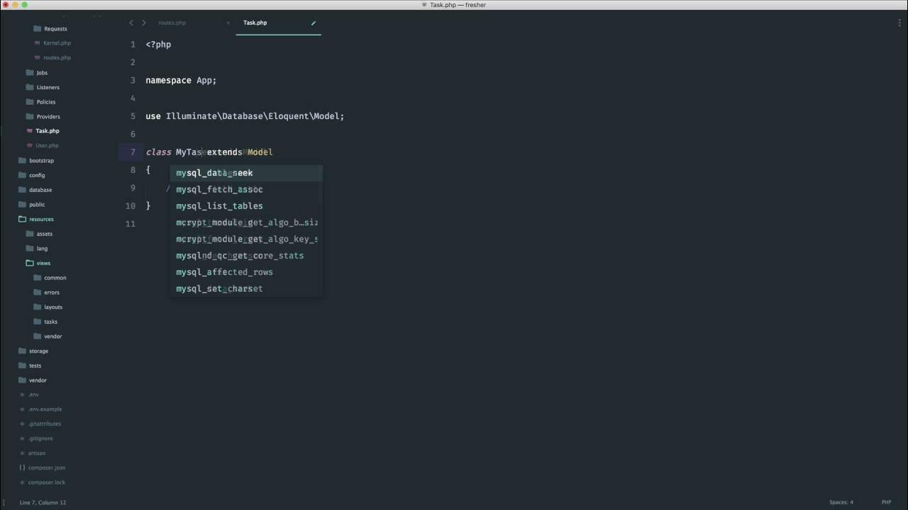 Laravel Tasklist (Beginner): Adding tasks (5/7) - YouTube