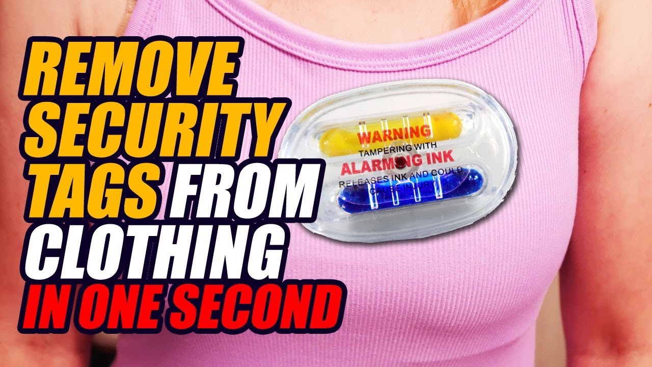 Remove Security Tags From Clothing IN ONE SECOND YouTube remove-security-tags-from-clothing-in-one-second-youtube