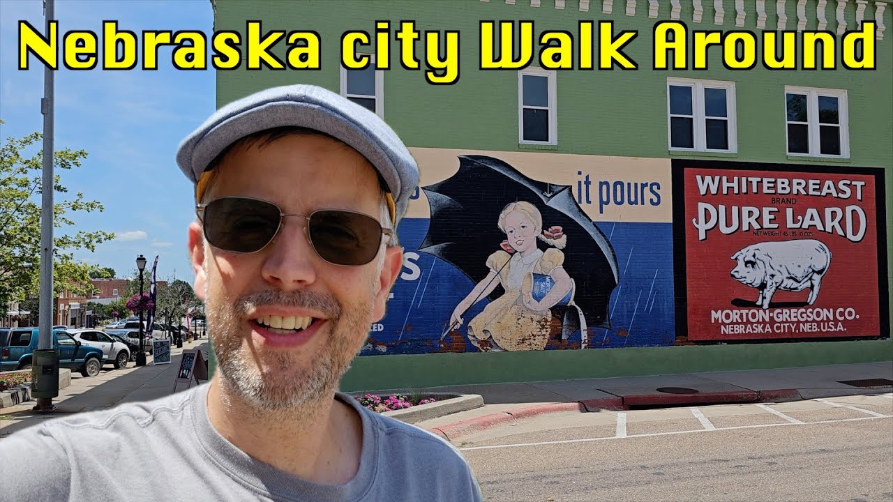 Nebraska City Old Town Walking Tour - So many cool murals - YouTube