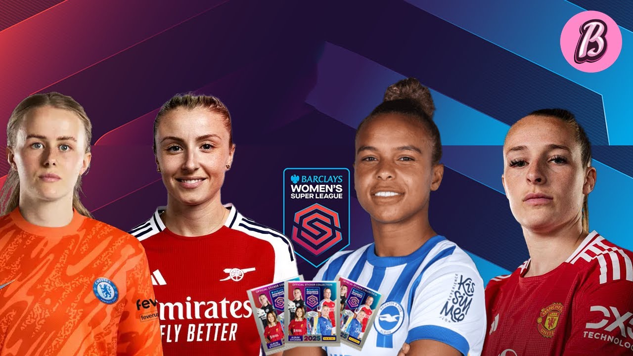 Women's Super League 2025 Panini Sticker Album - Opening WSL Packs ...