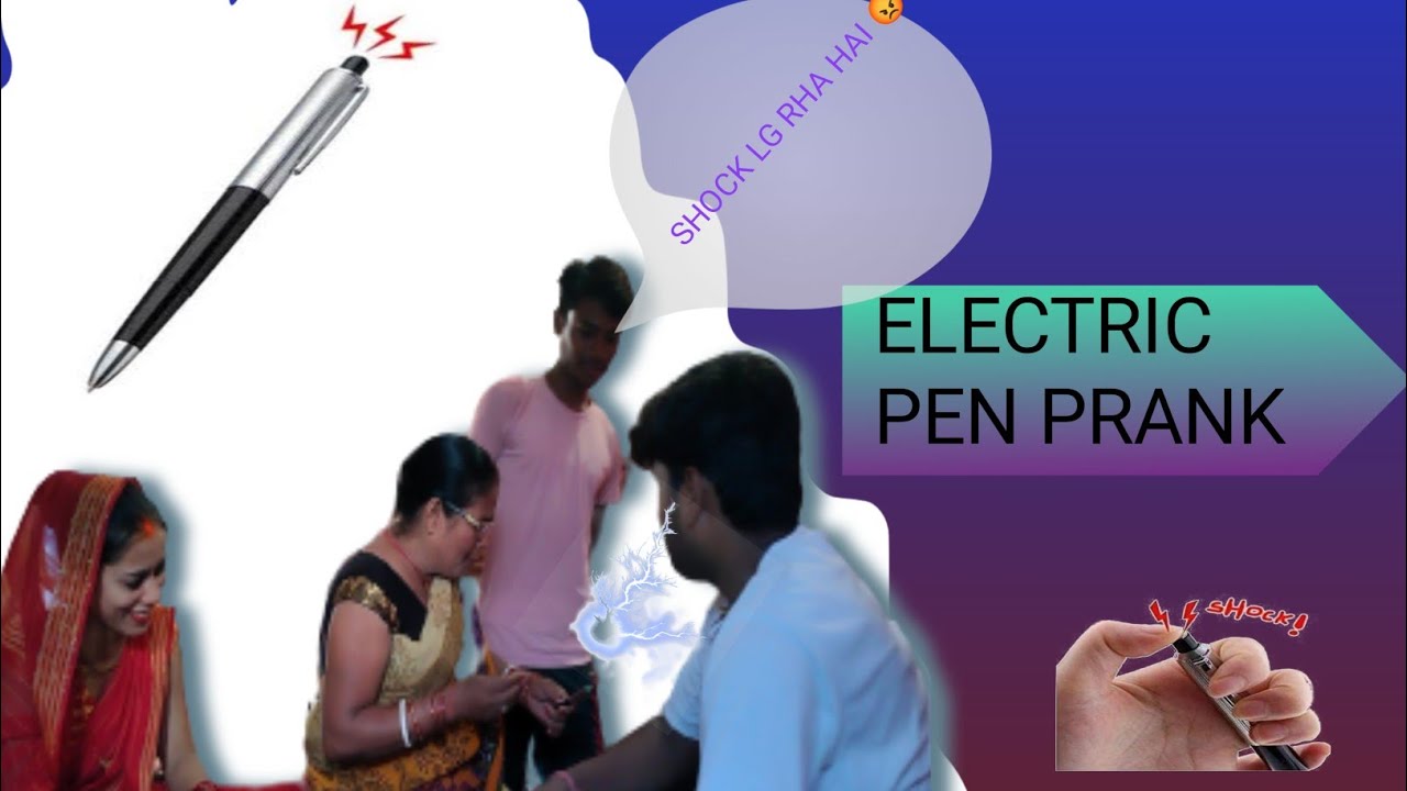 Electric pen prank ||electric shock pen prank ||Electric shock prank ...