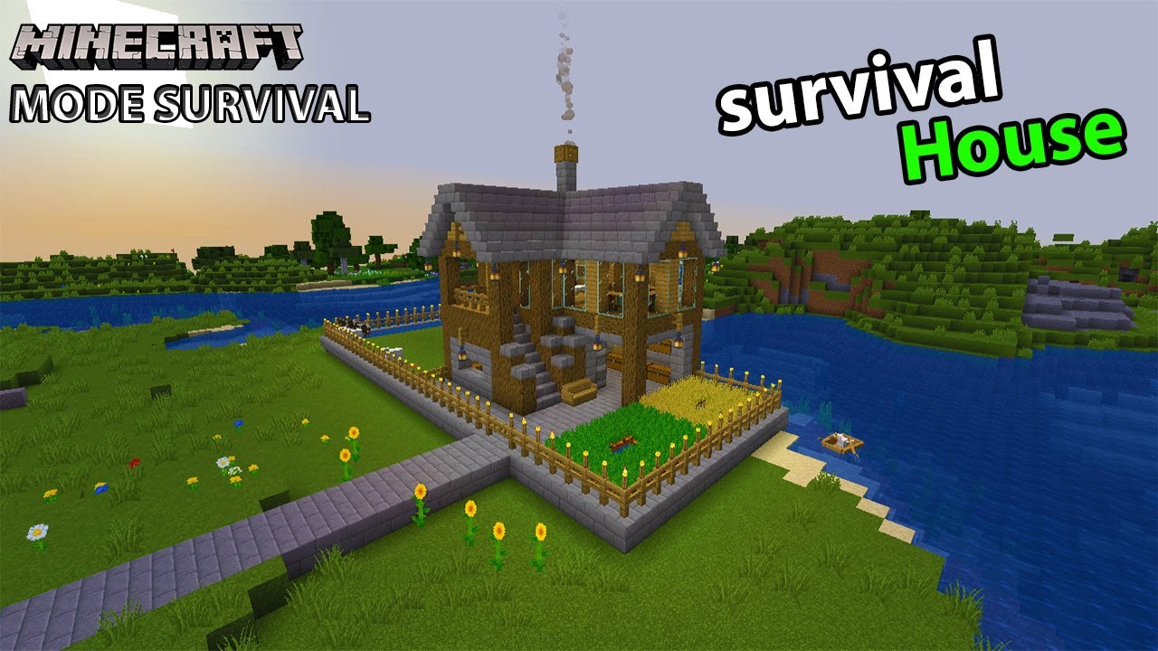 AKHIRNYA AKU BISA BANGUN RUMAH BAGUS - minecraft java GAMEPLAY #3 - YouTube