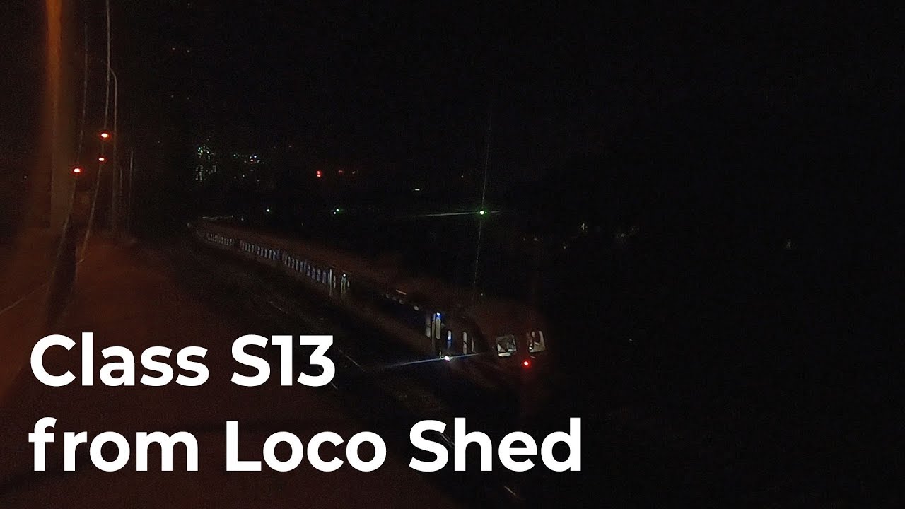 Sri Lanka Railways Latest Train Class S13 Coming from Loco Shed - YouTube