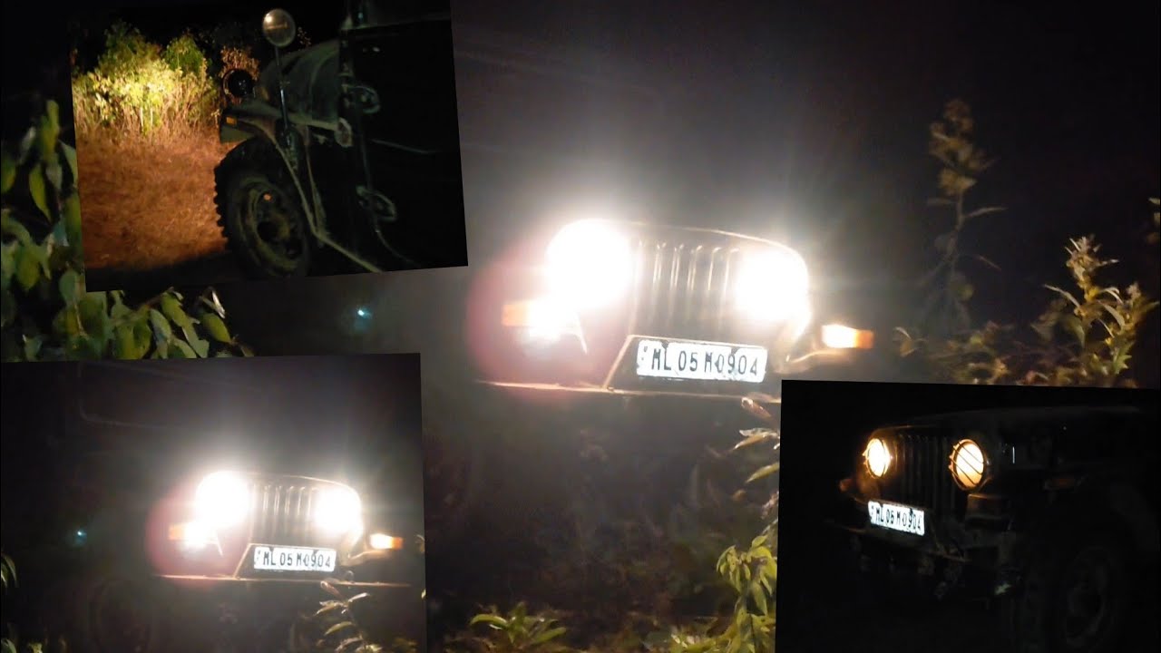 38: Jeep: Night drive. Old truck road|| MM550 JEEP. - YouTube