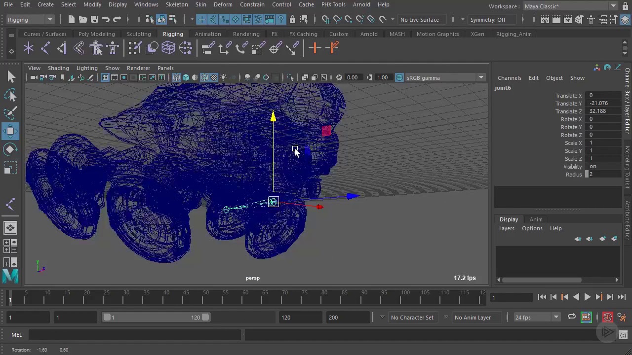 05 Creating the Root Joint _ Maya 2019 Fundamentals - Rigging and ...