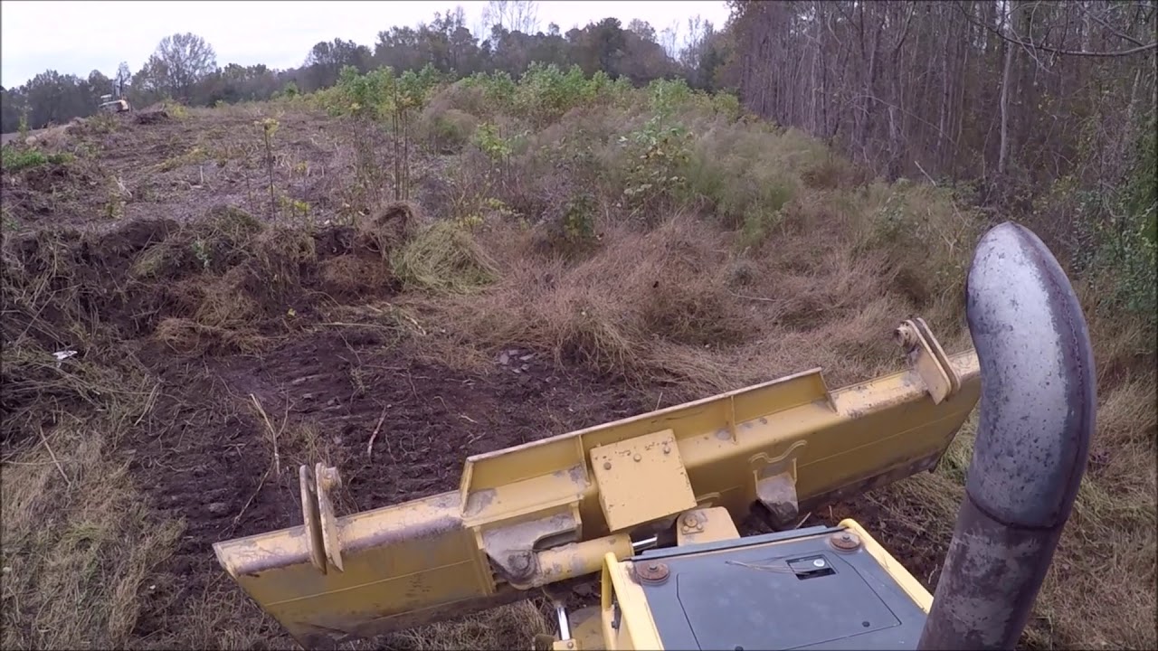 Clearing With The Dozer - YouTube