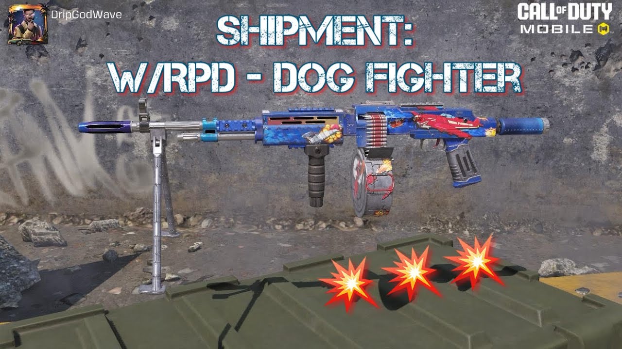 Shipment W/RPD - Dog Fighter 💥 - Call Of Duty Mobile - YouTube