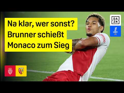 Natürlich wieder Brunner! AS Monaco - RC Lens | 5. Spieltag | Ligue 1 | DAZN Highlights