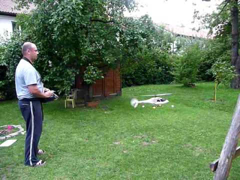 Multiplex Funcopter V2 - first start - YouTube