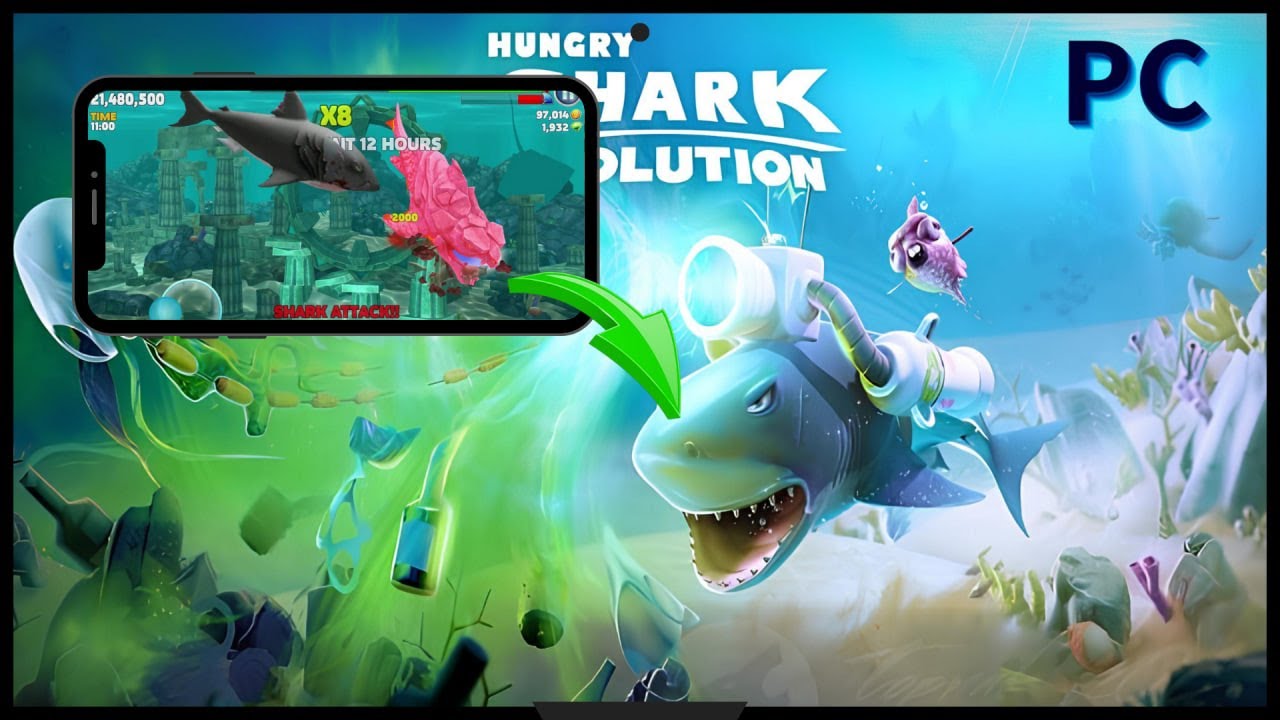Hungry Shark PC Gameplay and Controls - YouTube