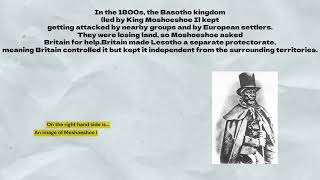 Why is Lesotho inside South Africa?