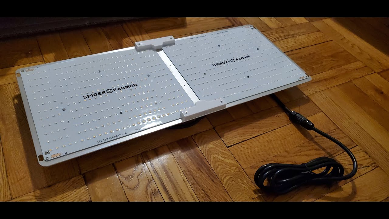 Spider Farmer SF-2000 Quantum Board LED Grow Light Unboxing and ...